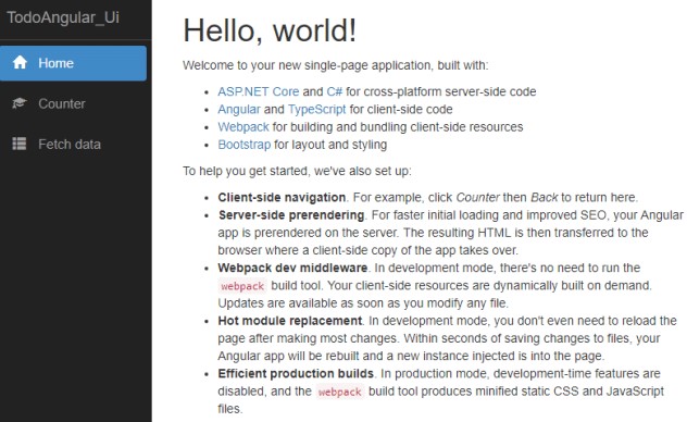 How To Create To-Do CRUD Operation With ASP.NET MVC Core, Angular 4.0